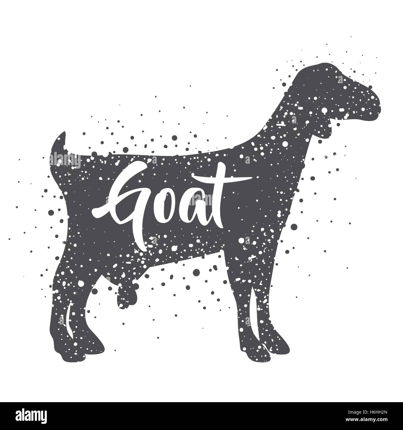 Goat icon. Animal life nature and fauna theme. Isolated design. Vector ...