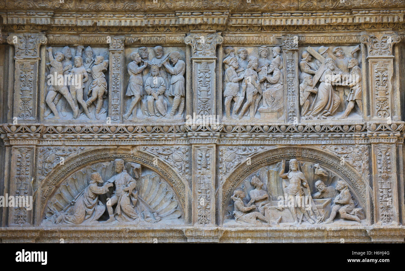 Detail of the 16th Century Principal Gate at the Church of Santo Tomas ...