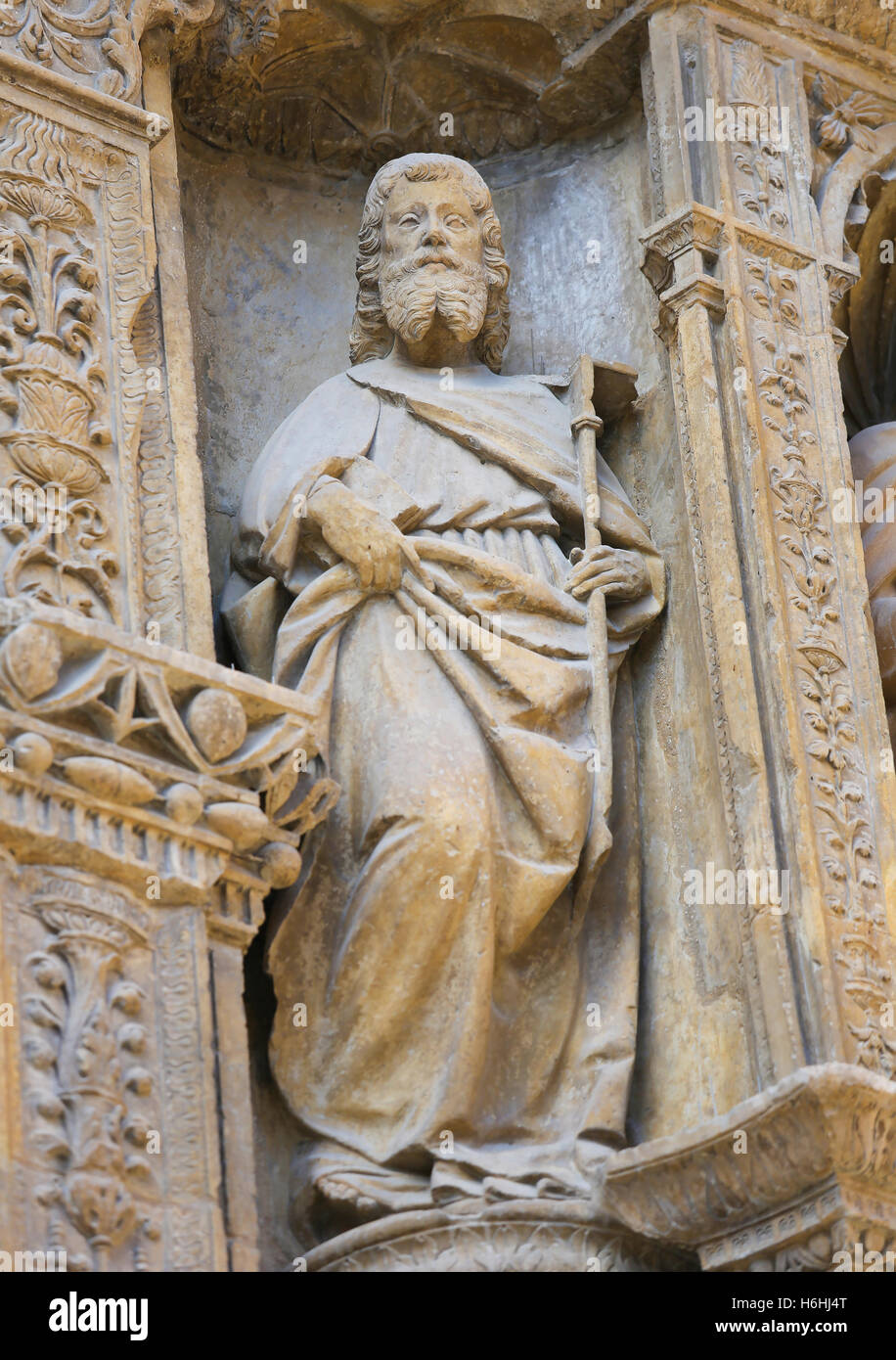 16th Century Principal Gate at the Church of Santo Tomas in Haro, La ...