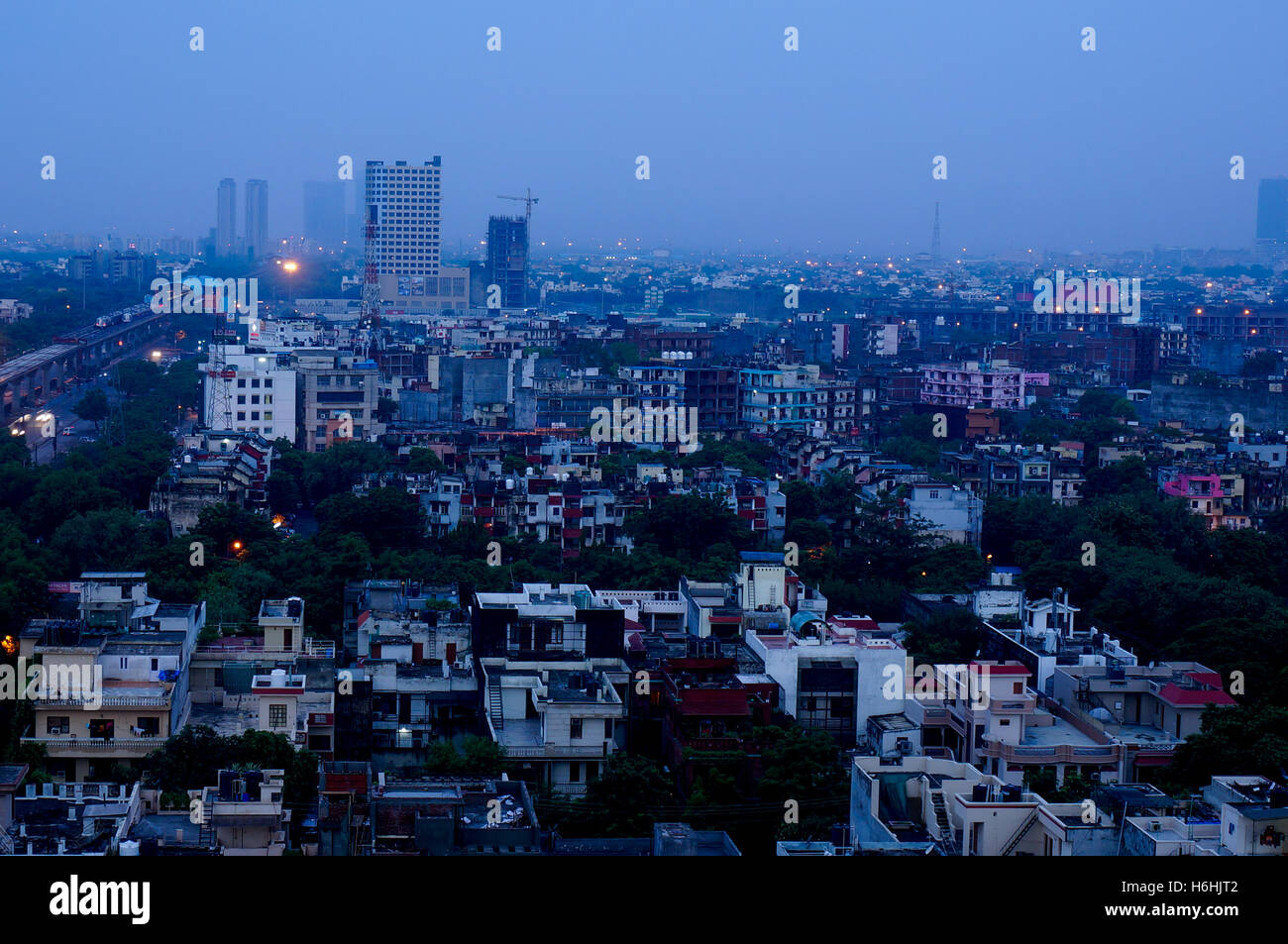 Buildings dusk in noida india hi-res stock photography and images - Alamy