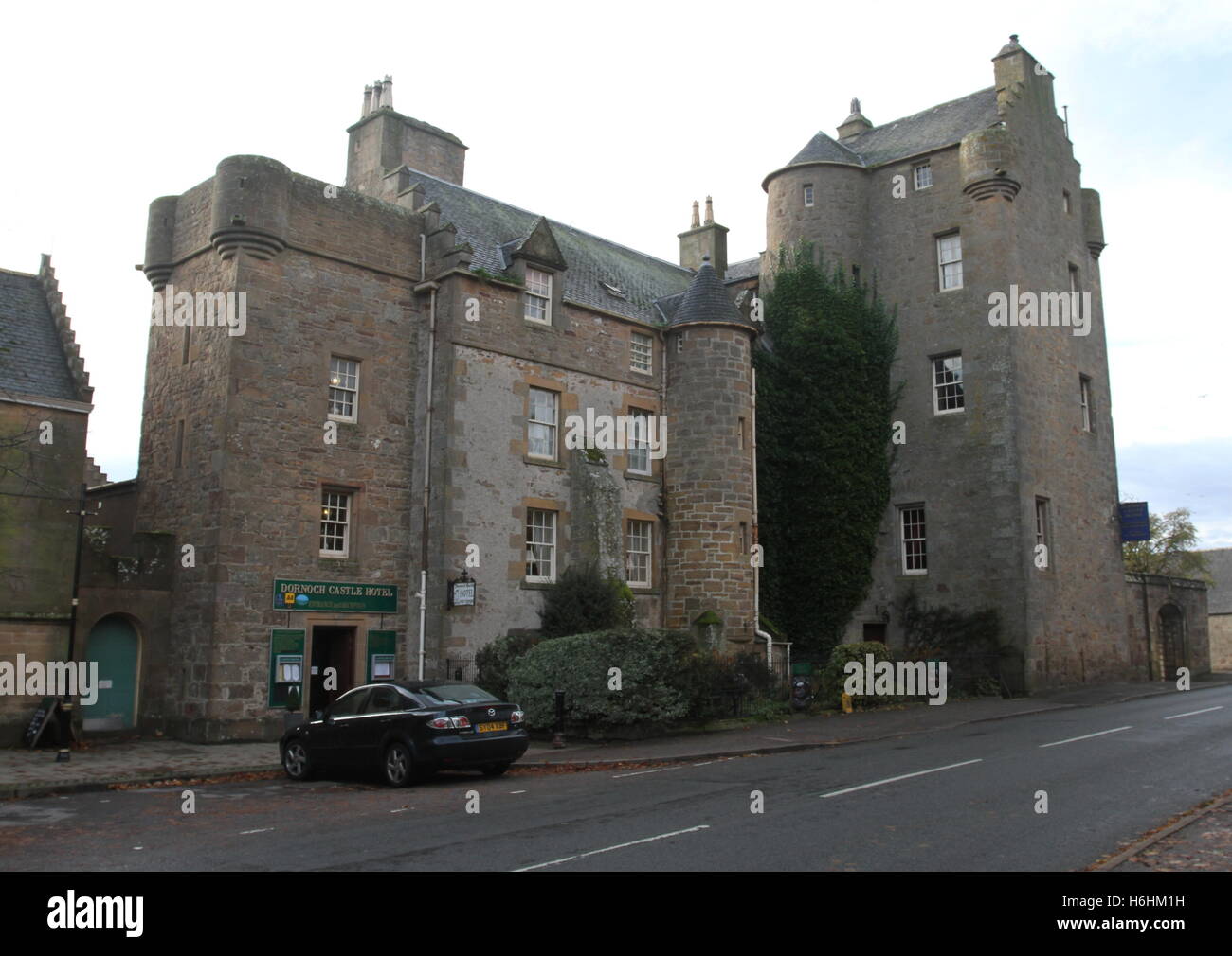 Dornoch Castle Hotel Scotland November 2013 Stock Photo - Alamy