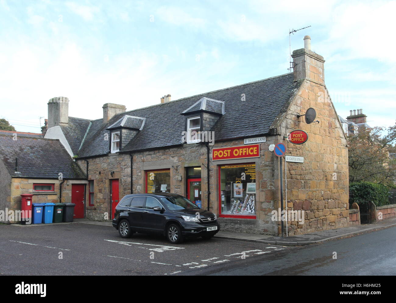 Exterior of Dornoch Post Office Scotland November 2013 Stock Photo - Alamy