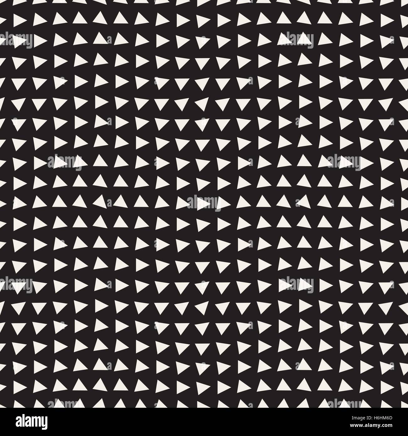 Vector Seamless Black and White Triangle Pattern. Abstract Geometric ...