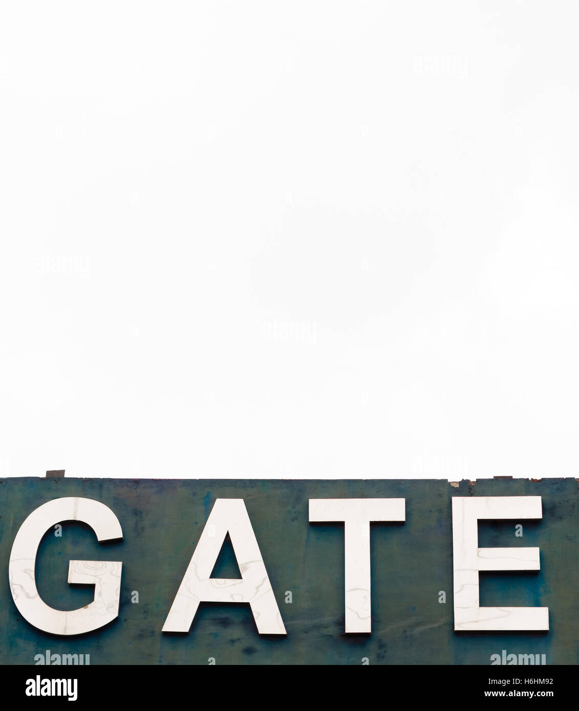 Broken signboard hi-res stock photography and images - Alamy