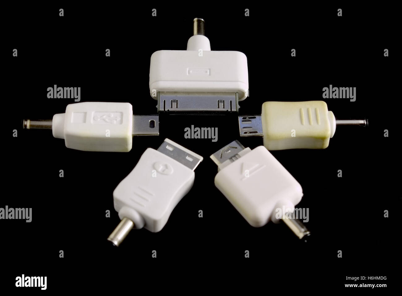 Converter plug connectors that used as a bridge between different port ...