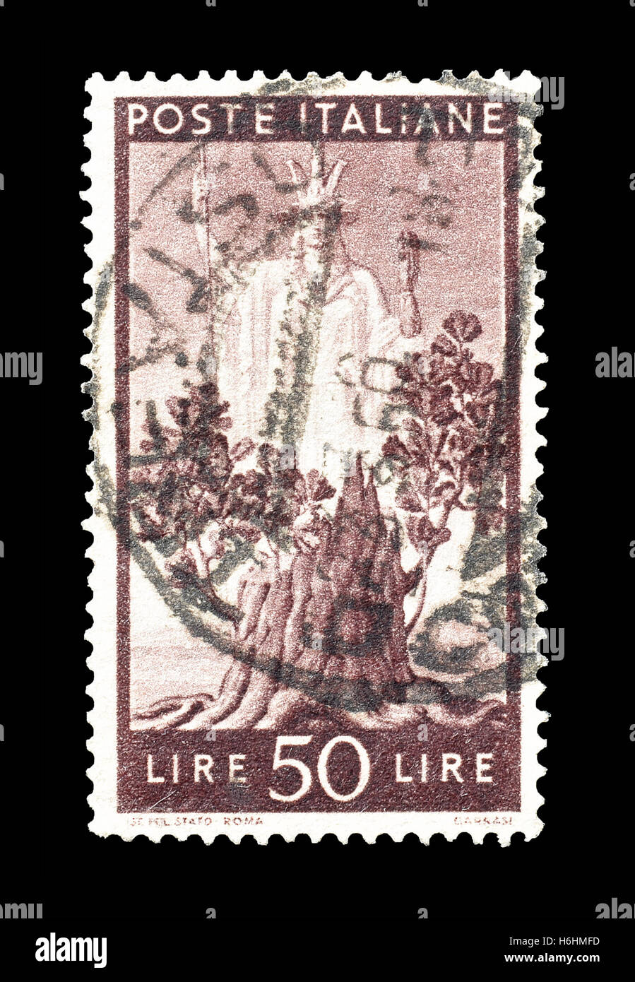 Italy stamp 1945 Stock Photo - Alamy