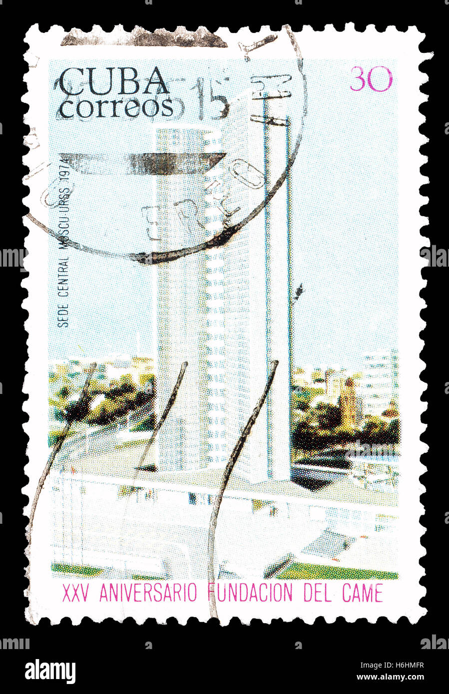 Cuba stamp 1974 Stock Photo - Alamy