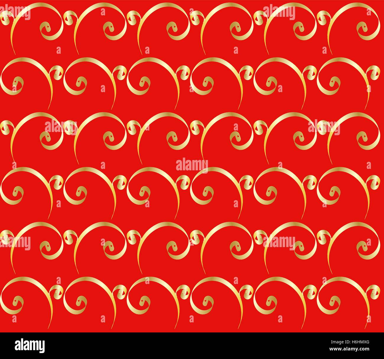 Gold ribbon scroll - red Stock Vector Image & Art - Alamy