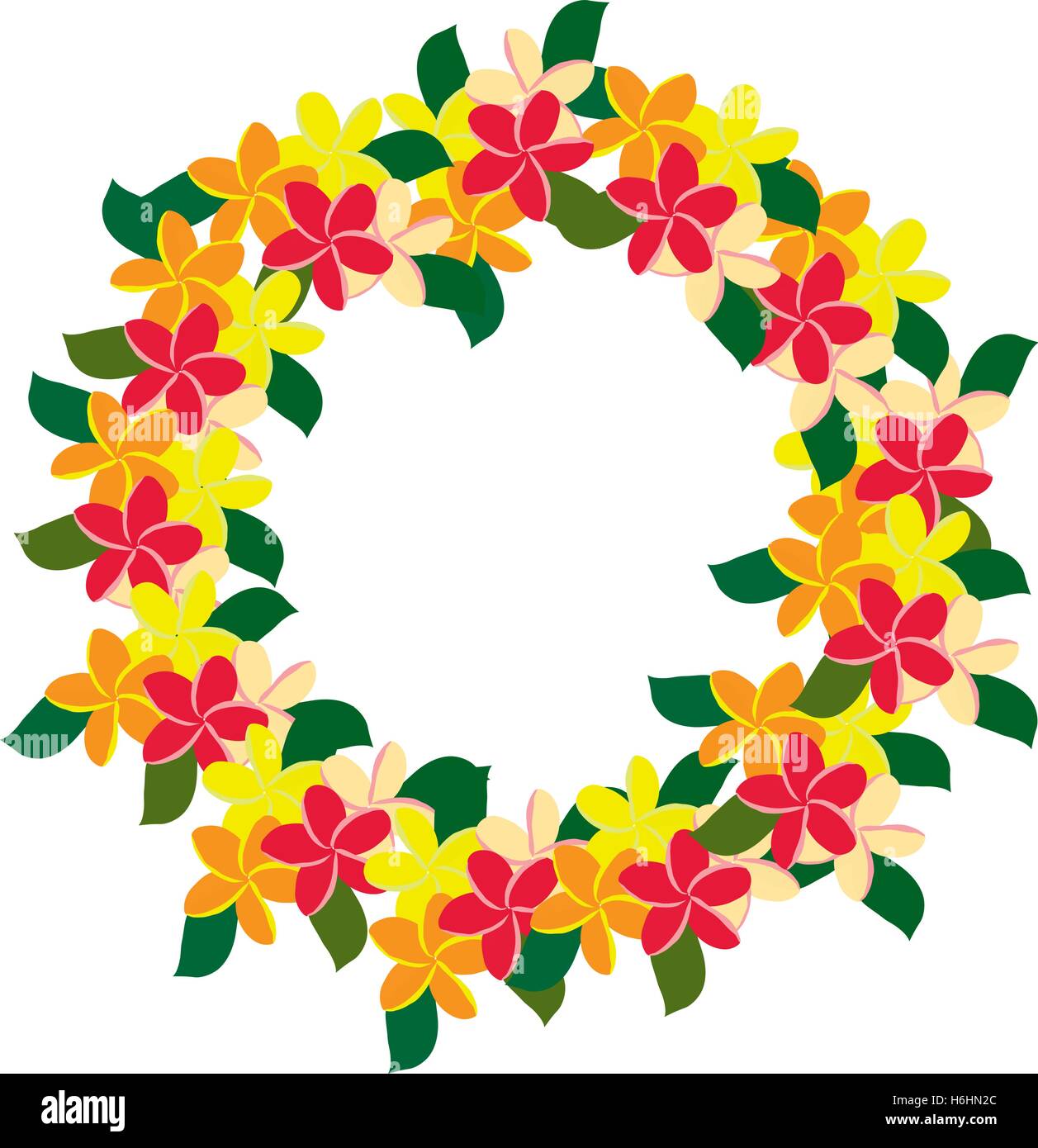 Lei vector vectors hi-res stock photography and images - Alamy