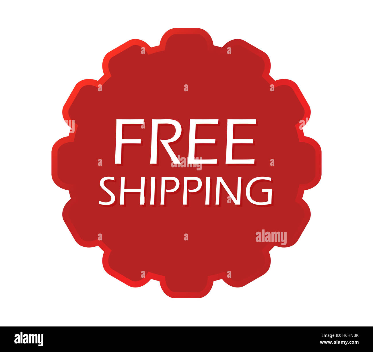Icon free shipping Stock Photo - Alamy