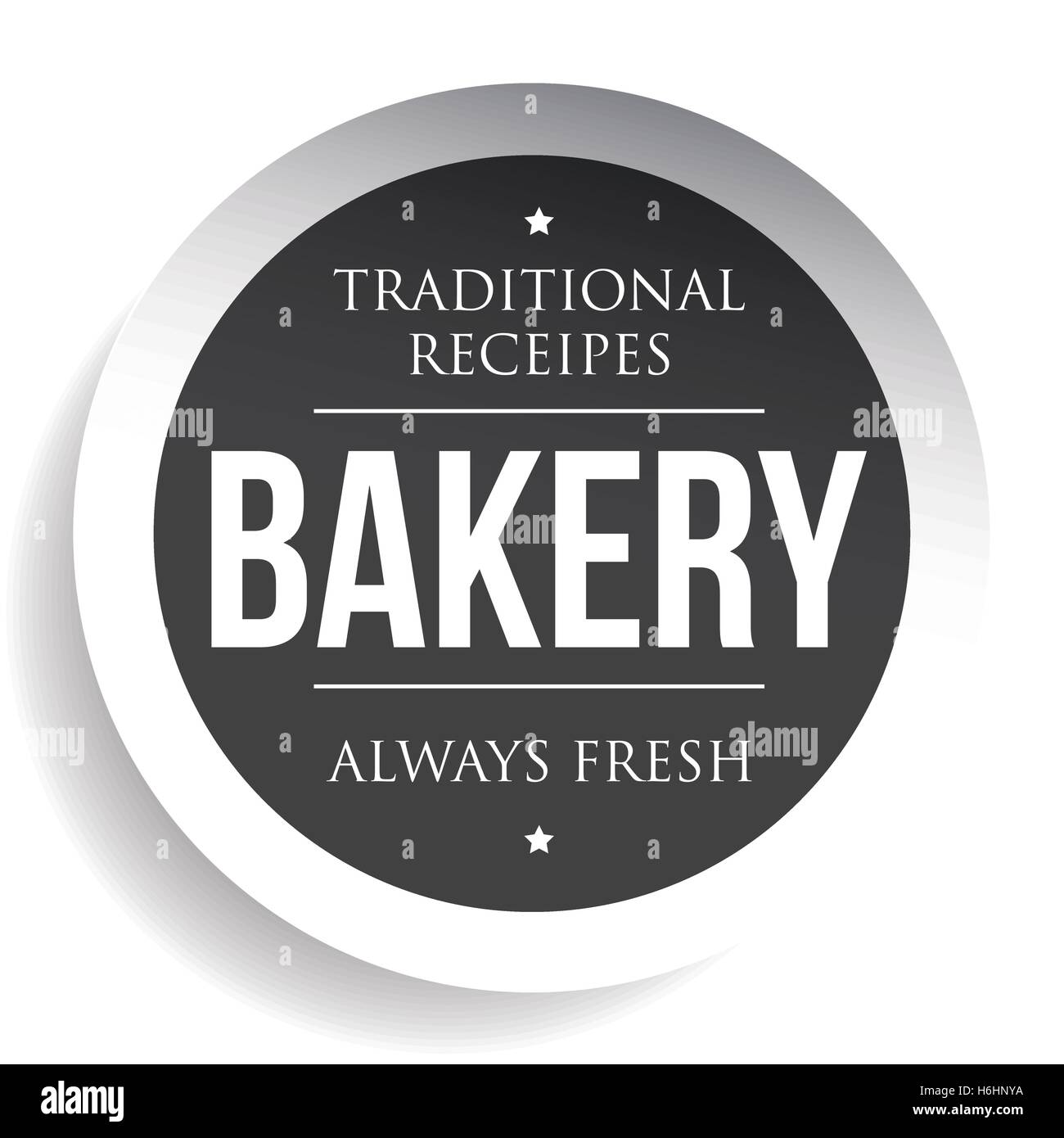 Bakery vintage black stamp sticker Stock Vector Image & Art - Alamy