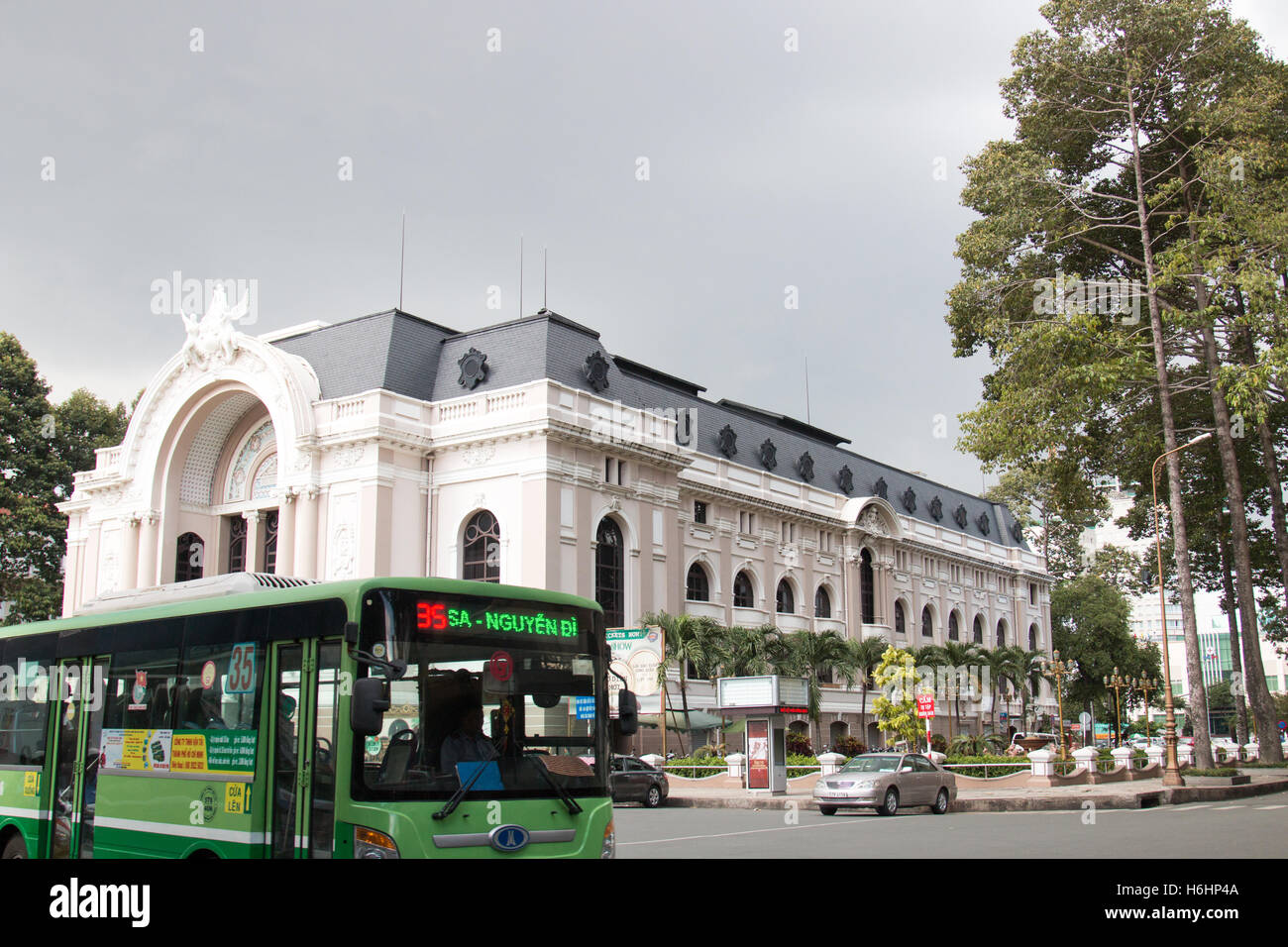 Municipal theatre Opera House in Ho Chi Minh city,Saigon city centre ...