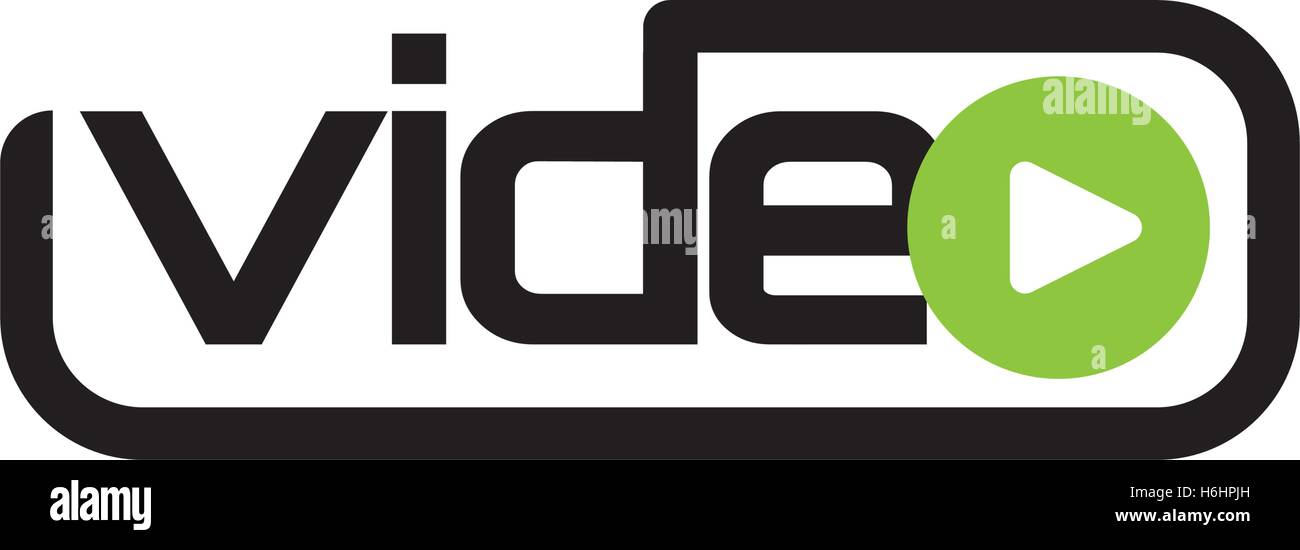 Video Logo Design Concept Stock Vector Image & Art - Alamy