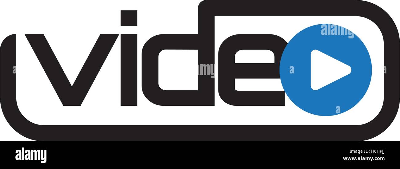 Video Logo Design Concept Stock Vector Image & Art - Alamy