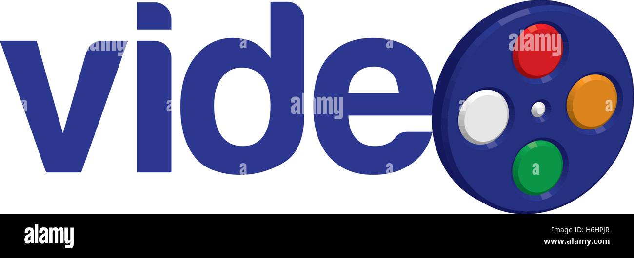 Video Logo Design Concept Stock Vector Image & Art - Alamy