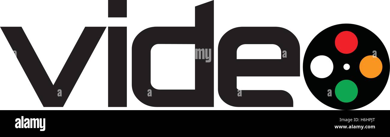 Video Logo Design Concept Stock Vector Image & Art - Alamy