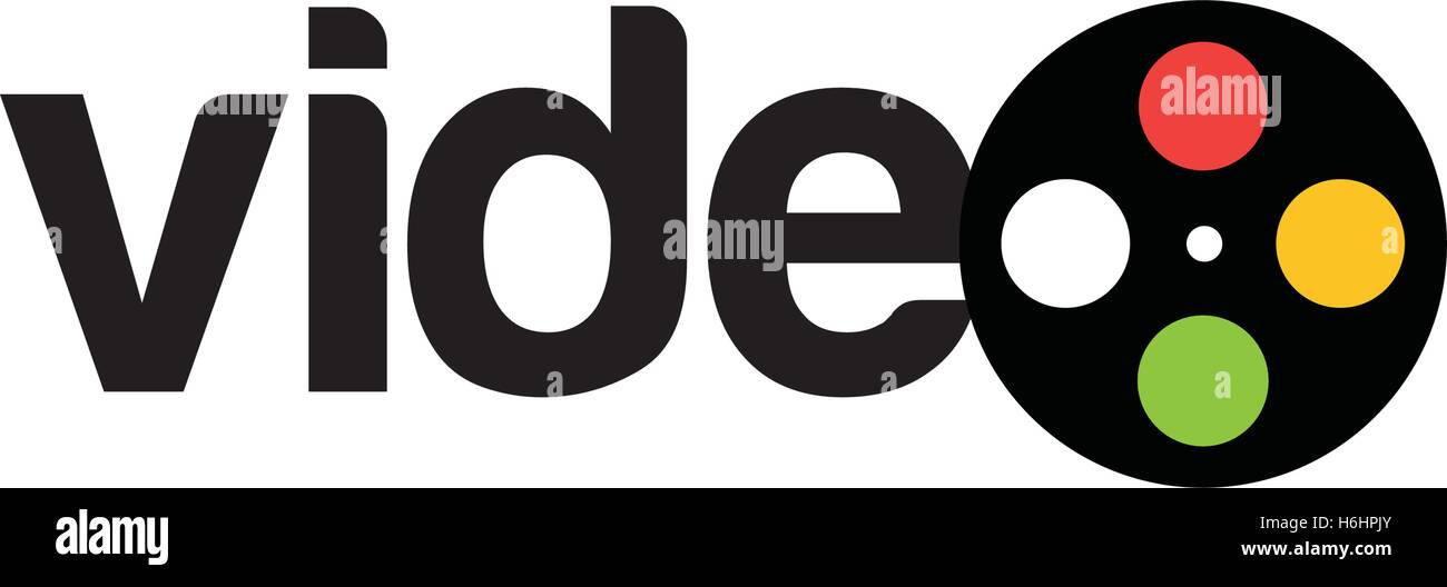 Video Logo Design Concept Stock Vector Image & Art - Alamy
