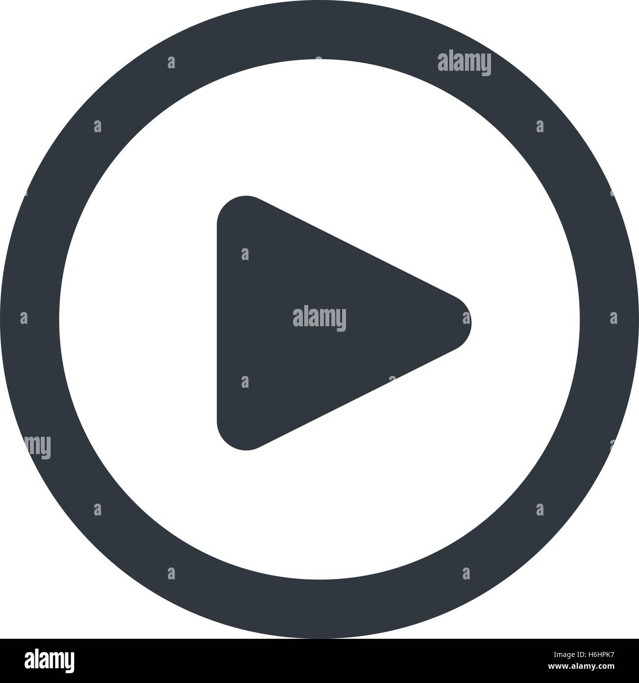 Play Icon Design Stock Vector Image & Art - Alamy