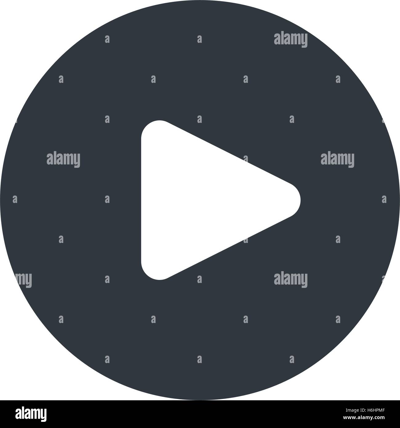 Play Icon Design Stock Vector Image & Art - Alamy