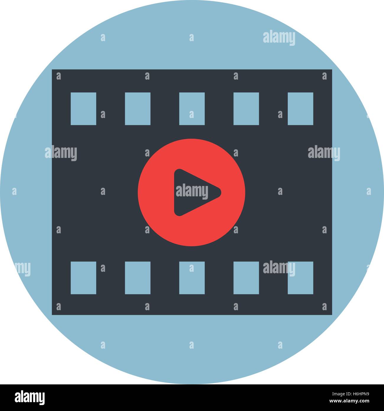 Video Play Icon Design Stock Vector Image & Art - Alamy