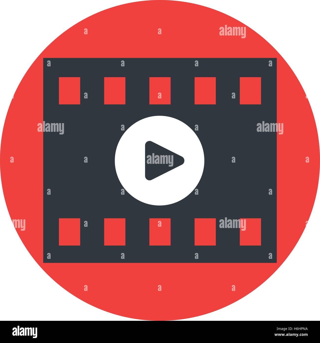 Video Play Icon Design Stock Vector Image & Art - Alamy