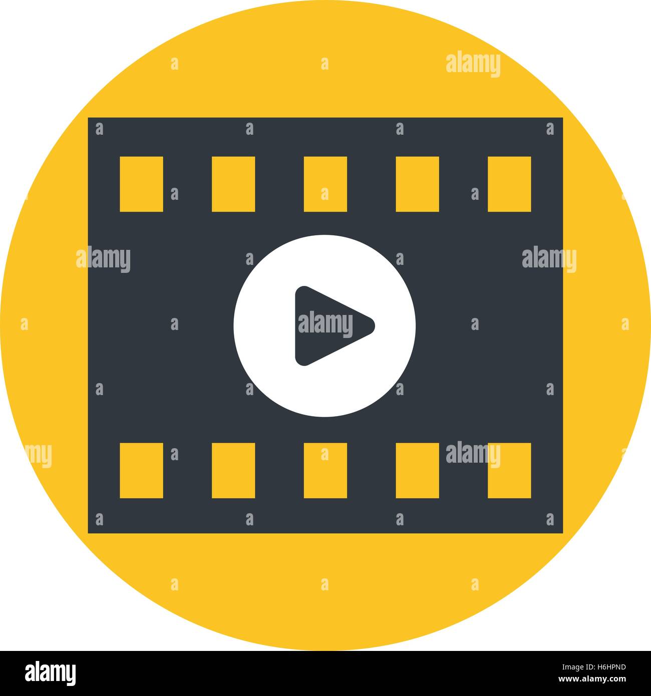 Video Play Icon Design Stock Vector Image & Art - Alamy
