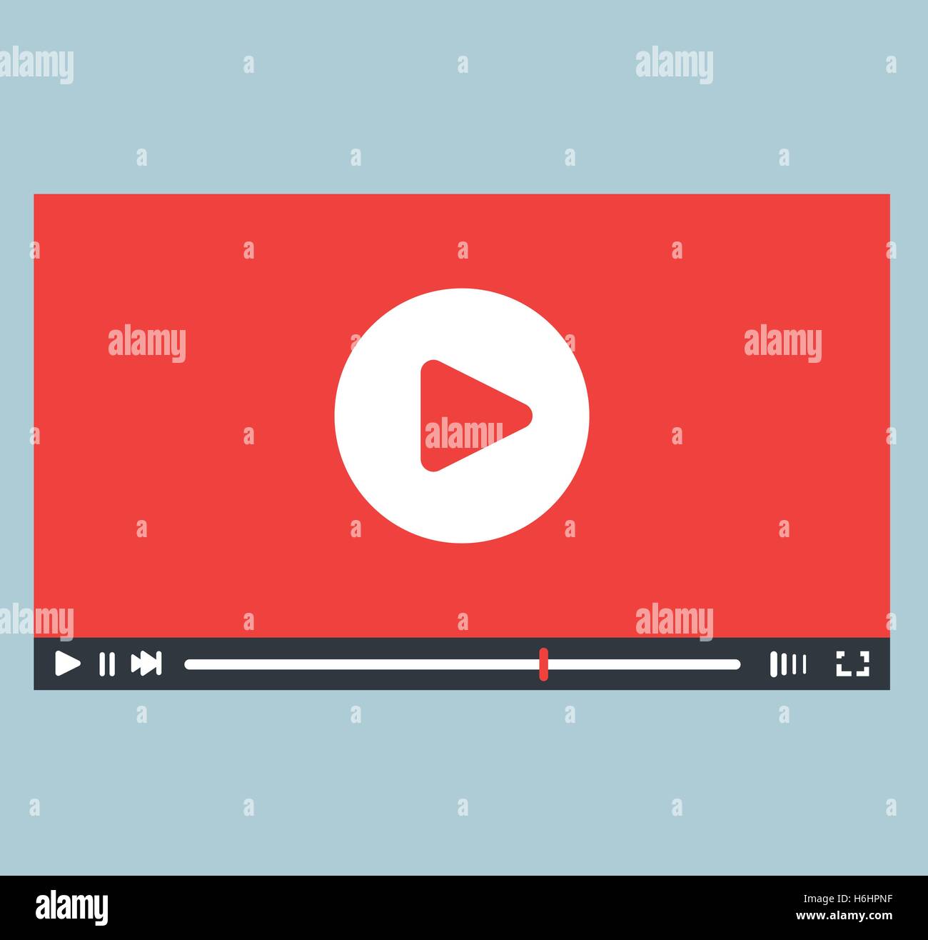 Youtube hd icon hi-res stock photography and images - Alamy