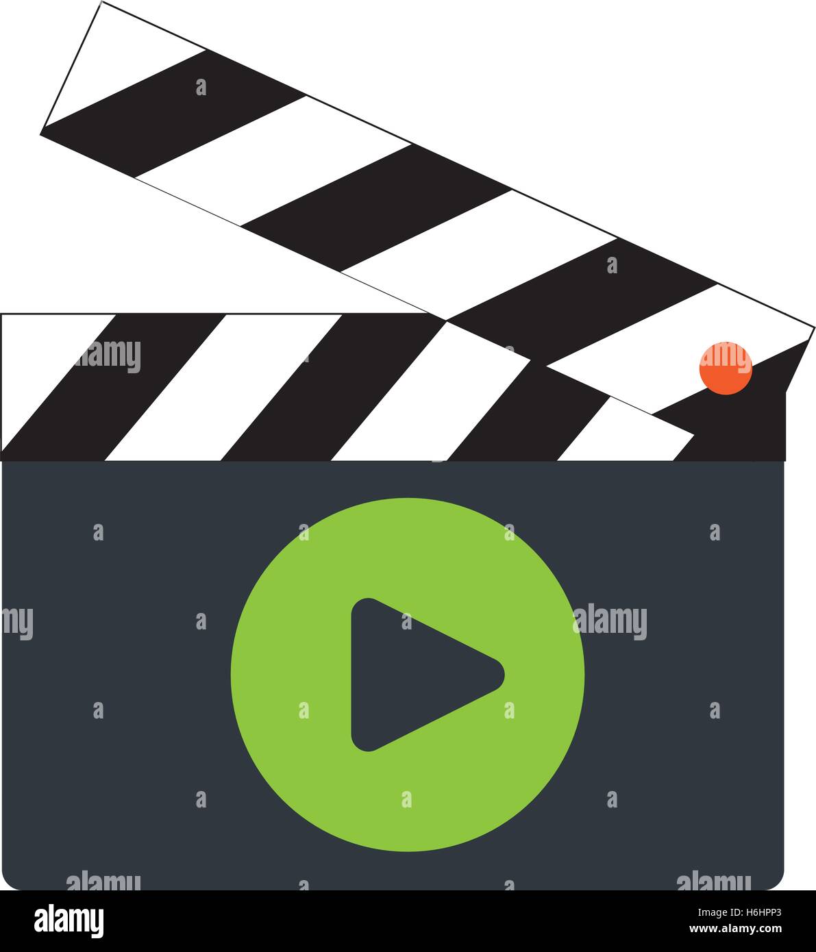 Tv studio green screen Stock Vector Images - Alamy