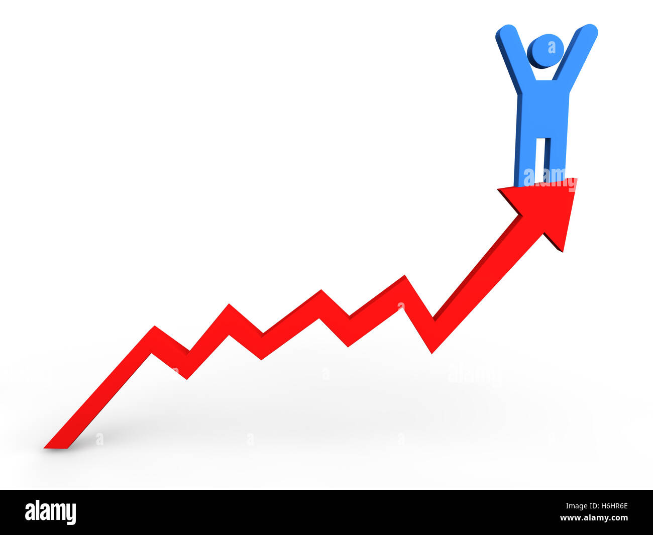 Achievement progress Cut Out Stock Images & Pictures - Alamy