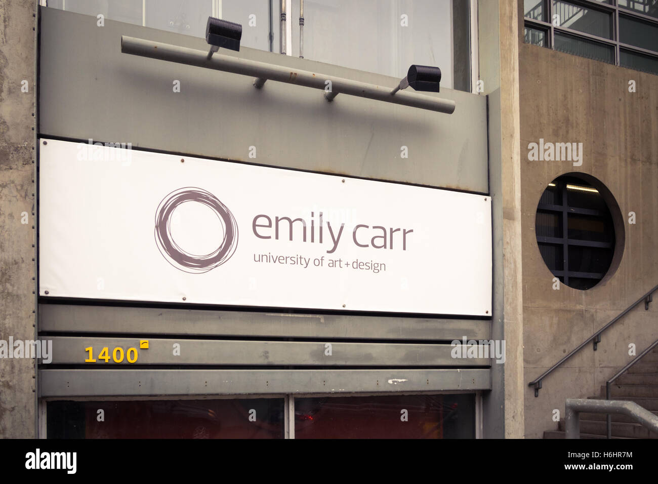 The Emily Carr University of Art and Design on Granville Island in ...