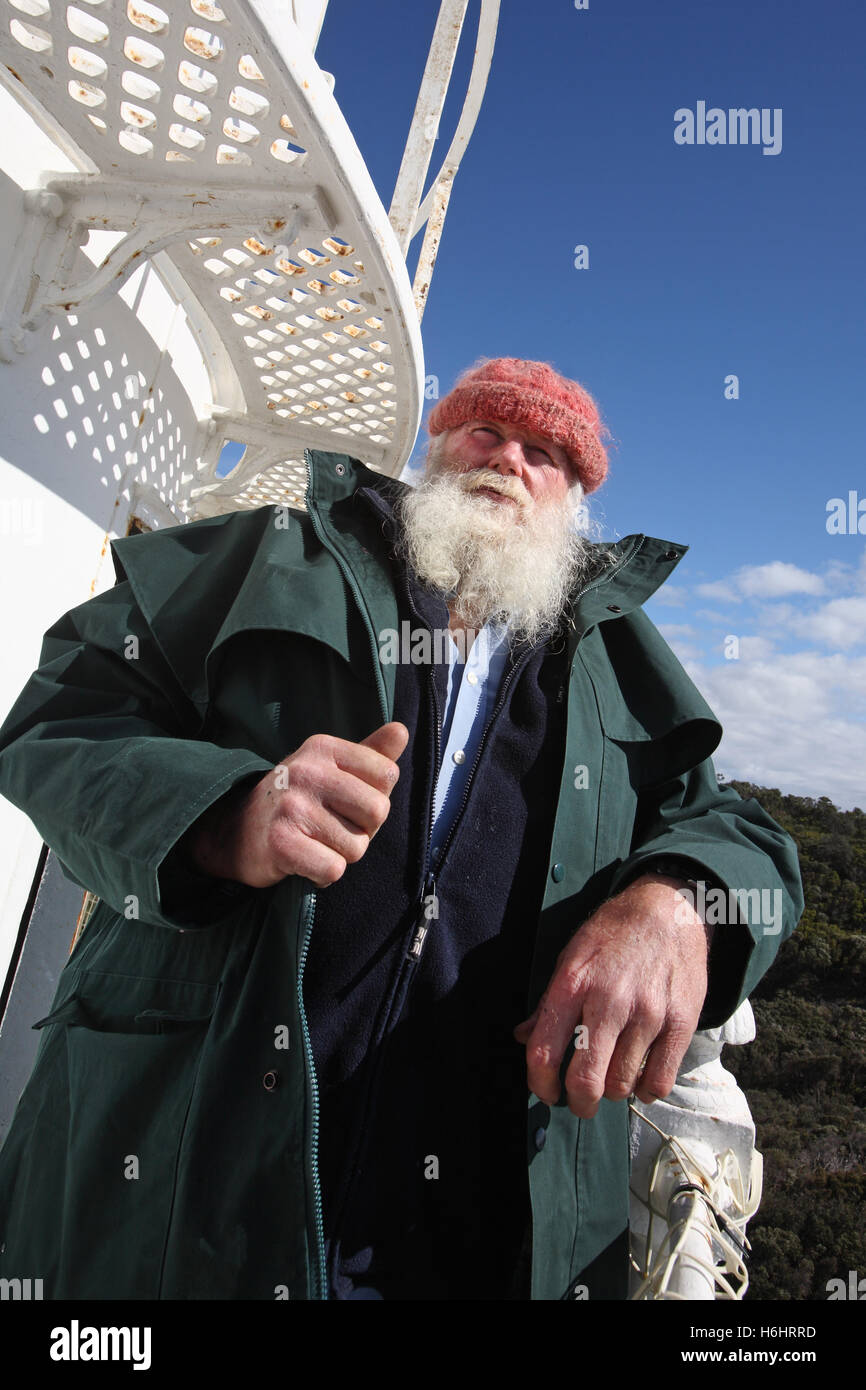 Point Hicks lighthouse keeper. Croajingolong National Park, Victoria ...