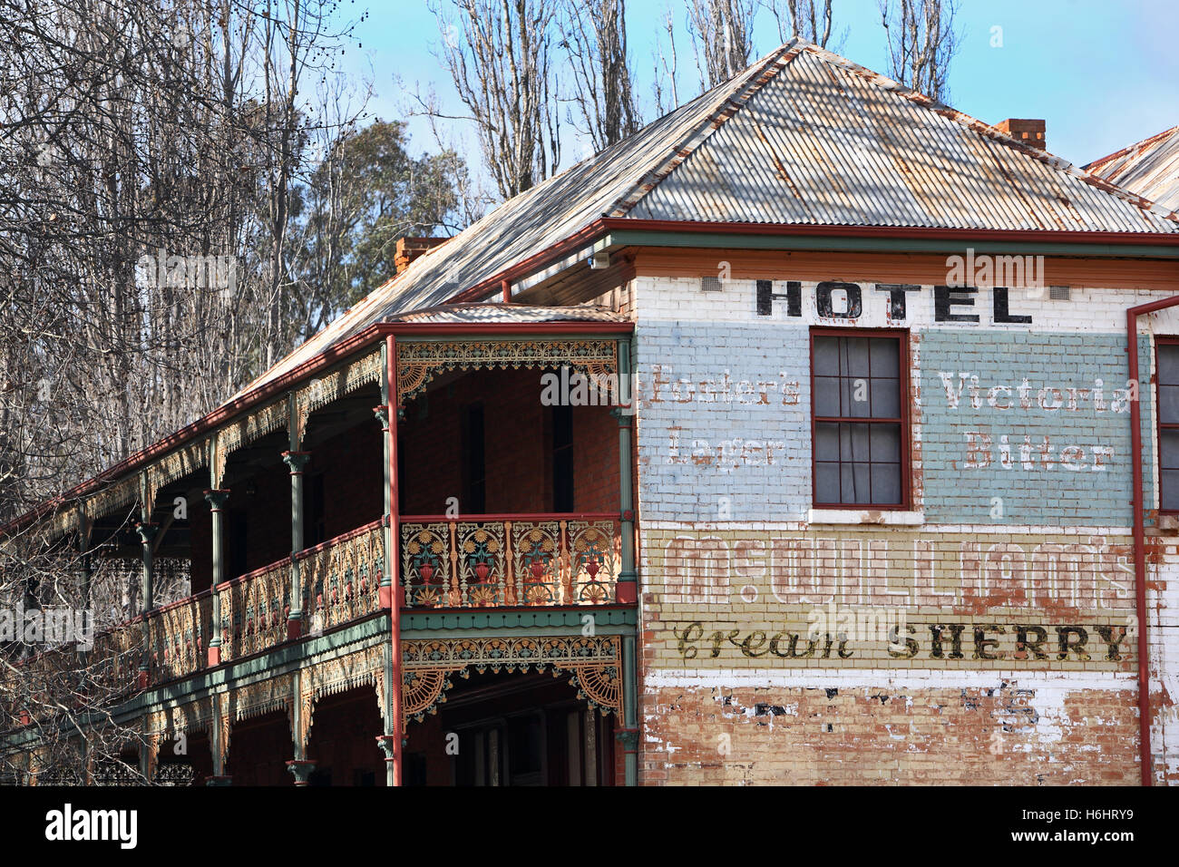 Old Hotel and pub in country Victoria. Australia Stock Photo - Alamy