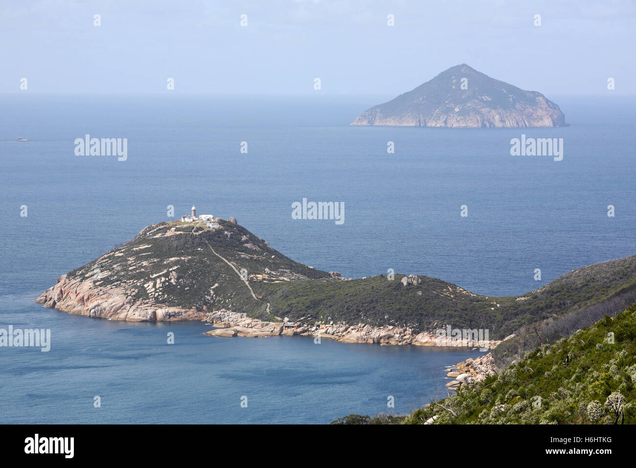 Wilsons Promontory Lighthouse in Victoria, on the southern tip of ...