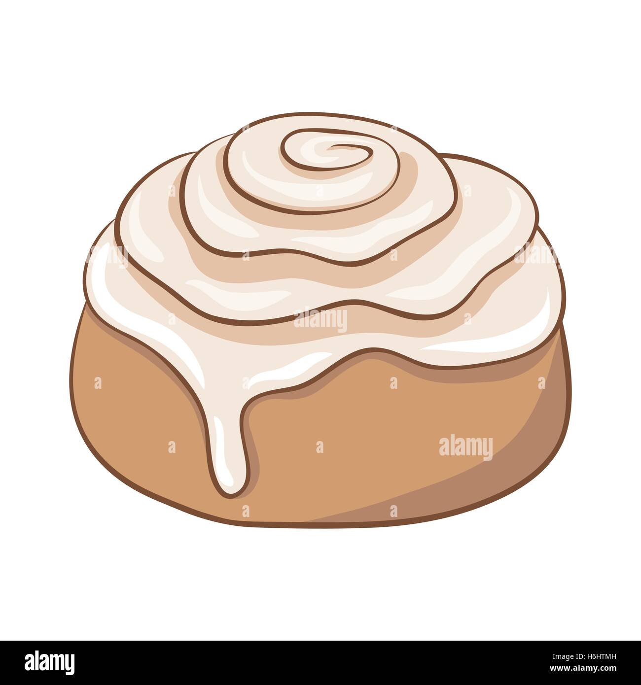 Cinnamon Roll Cartoon
