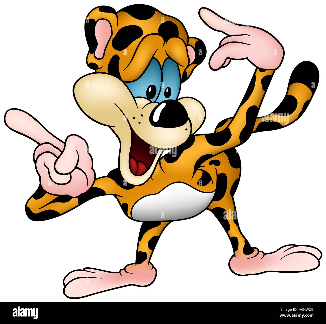 Cartoon leopard hi-res stock photography and images - Alamy