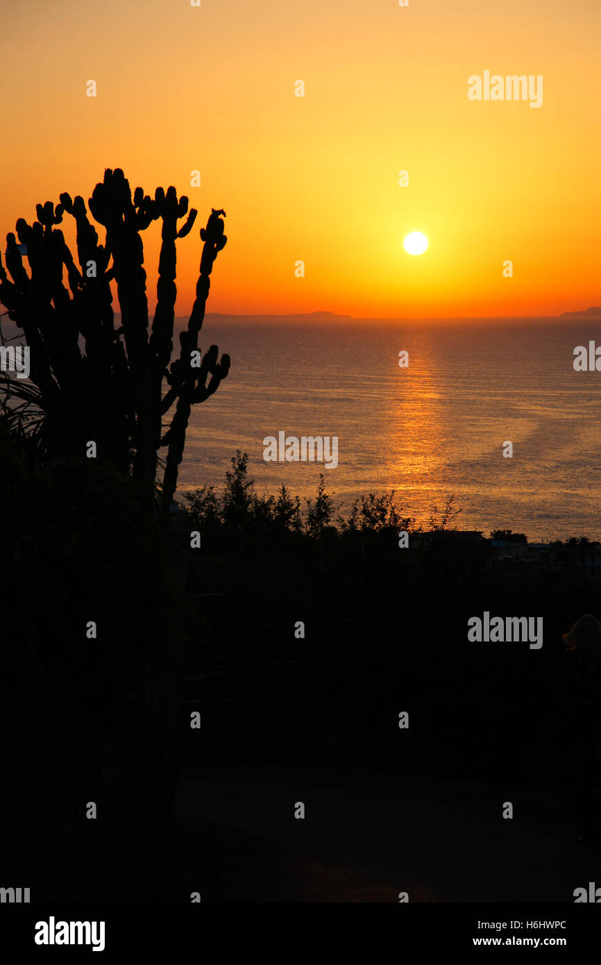 Italy, Italian, Naples, sea, sunset, coast, Mediterranean, view ...