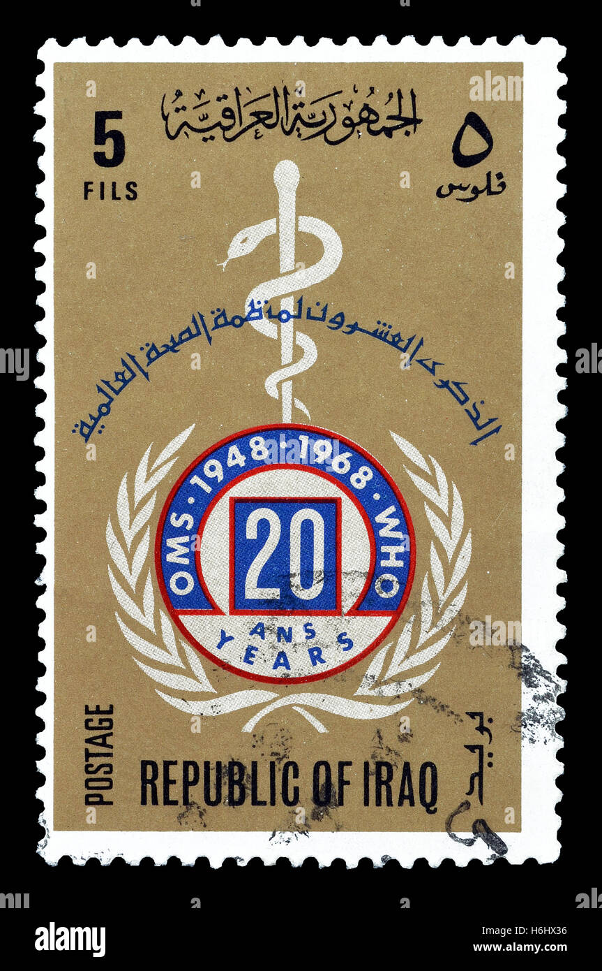 Iraq stamp 1968 Stock Photo - Alamy