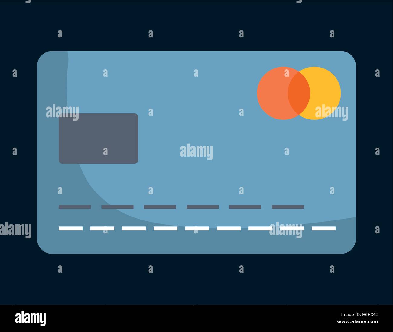 Credit card icon. Money financial item commerce market and payment ...