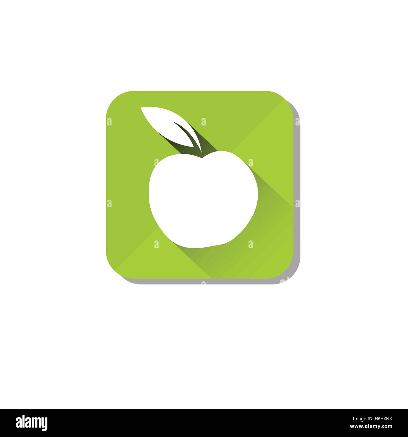 Apple doodle icon logo Cut Out Stock Images & Pictures - Alamy