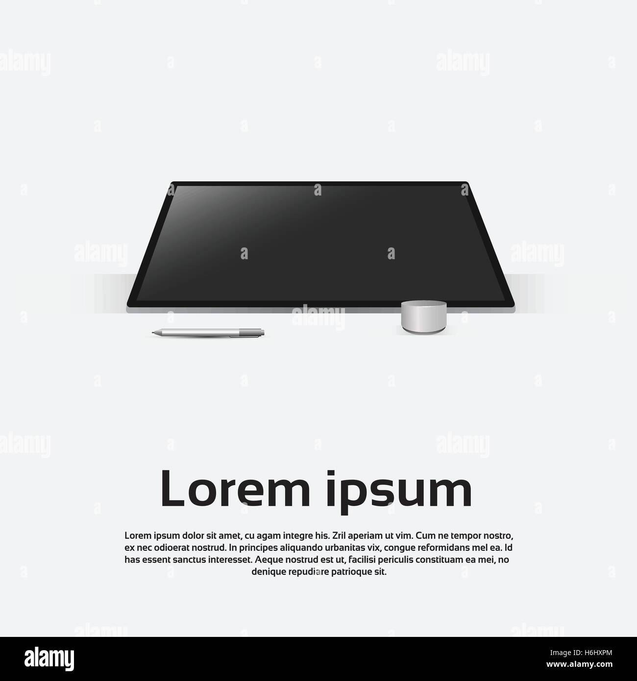 Desktop Logo Modern Computer Workstation Icon Vector Illustration Stock ...