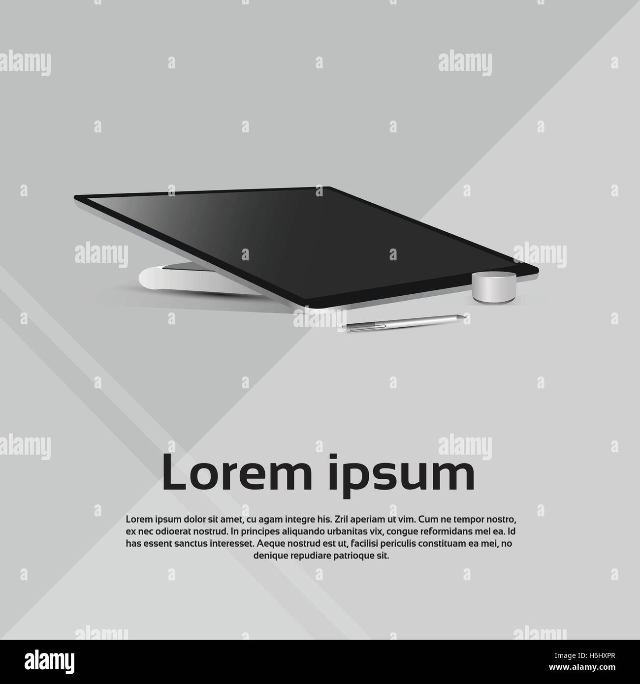 Desktop Logo Modern Computer Workstation Icon Vector Illustration Stock ...