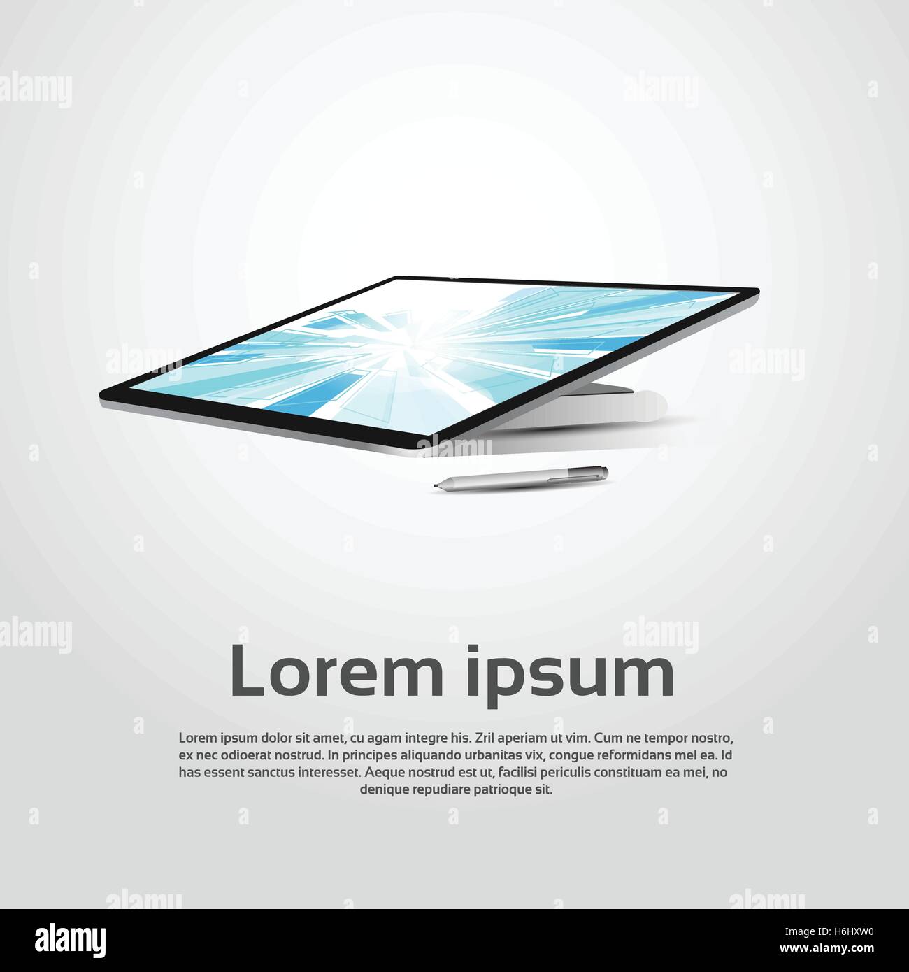 Desktop Logo Modern Computer Workstation Icon Vector Illustration Stock ...