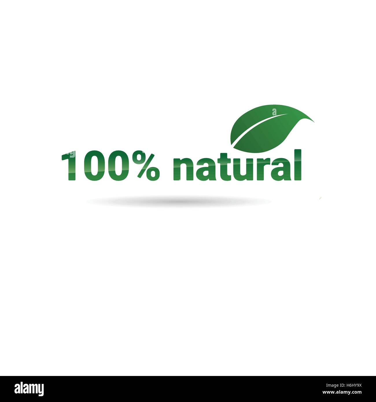 Eco Friendly Organic Natural Product Web Icon Green Logo Flat Vector ...