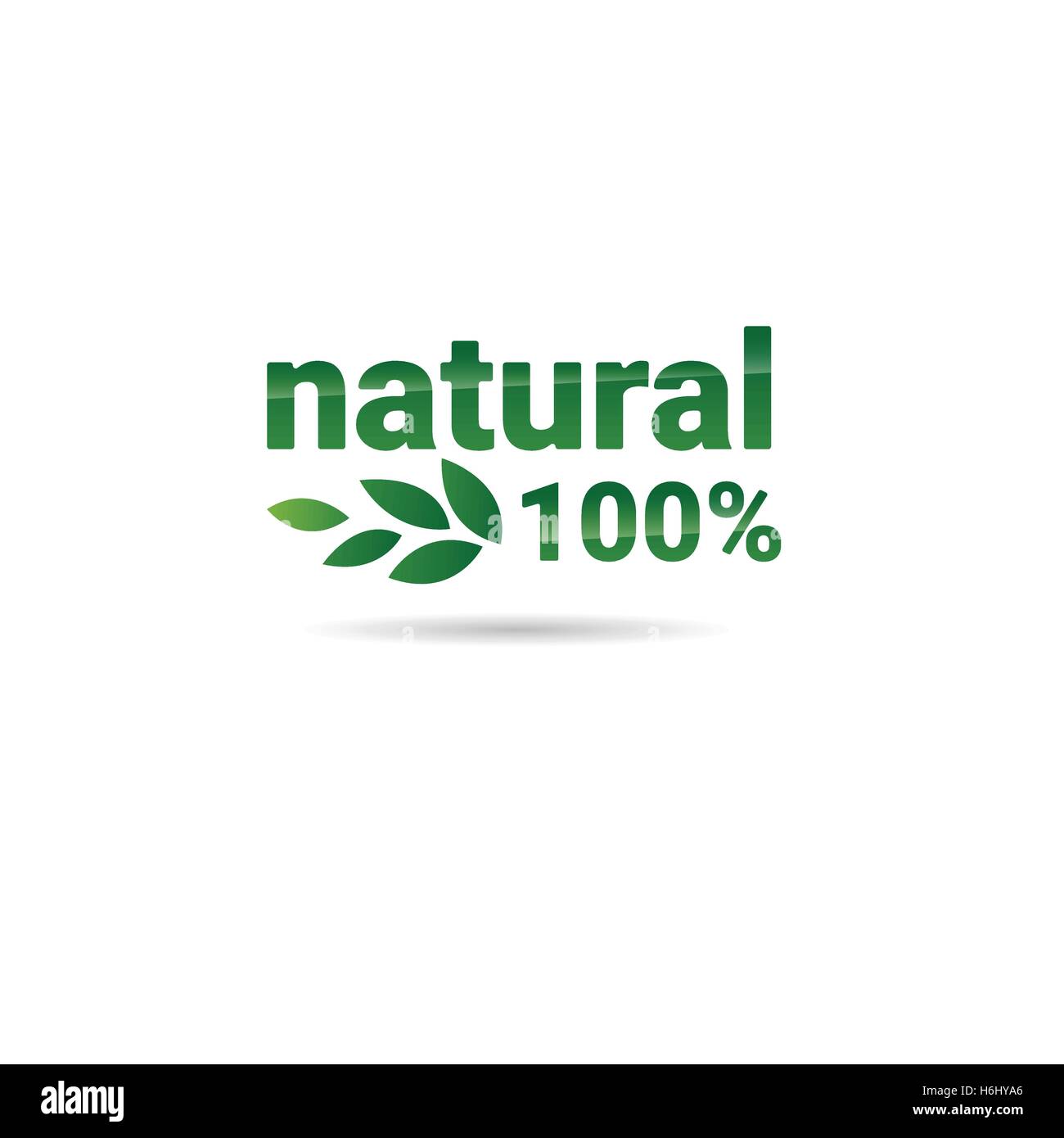 Eco Friendly Organic Natural Product Web Icon Green Logo Flat Vector ...