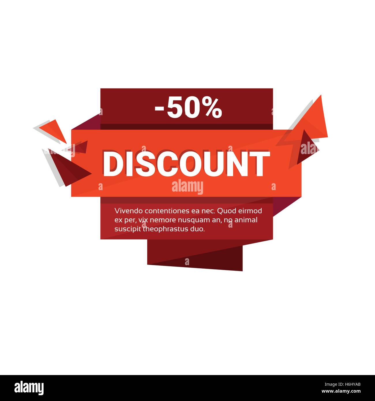 Special Offer Discount Sale Shopping Banner Flat Vector Illustration ...