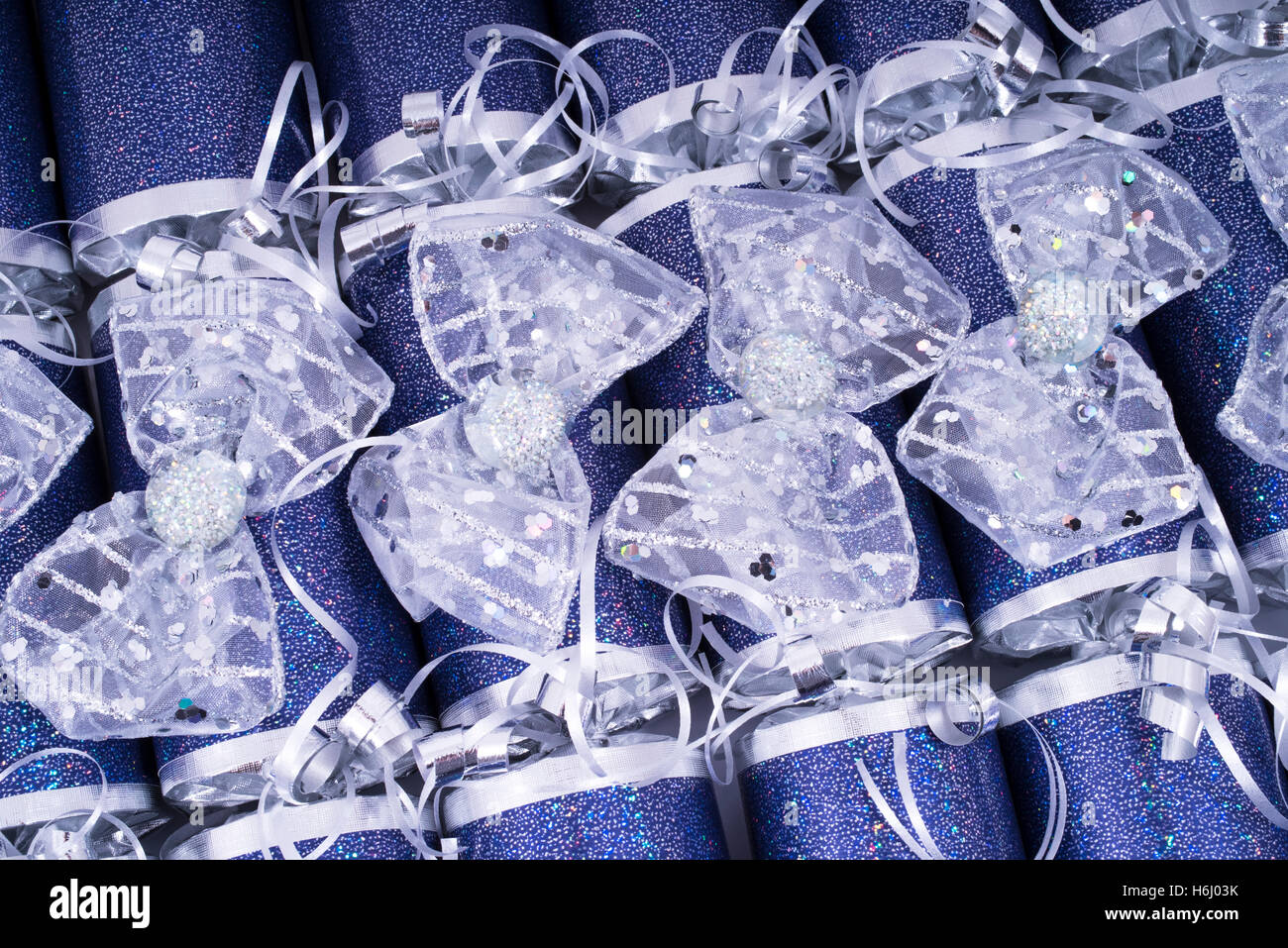 A studio shot of traditional Crackers or otherwise known as Bon Bons ...