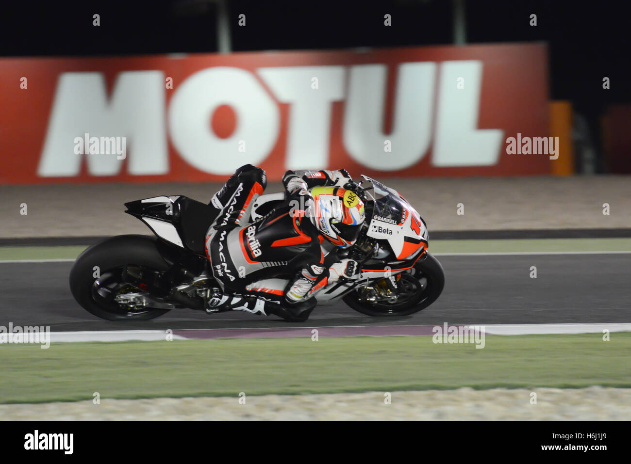 Losail Circuit Doha, Qatar. 28th October 2016. Alex de Angelis who ...