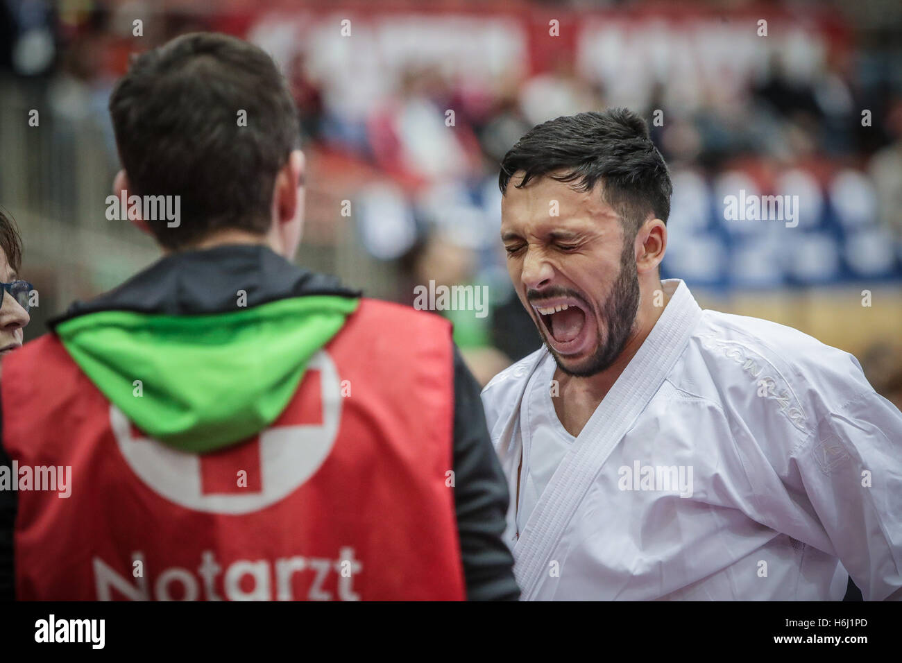 Linz, Austria. 28, October, 2016. Male Team Kumite World Championship ...