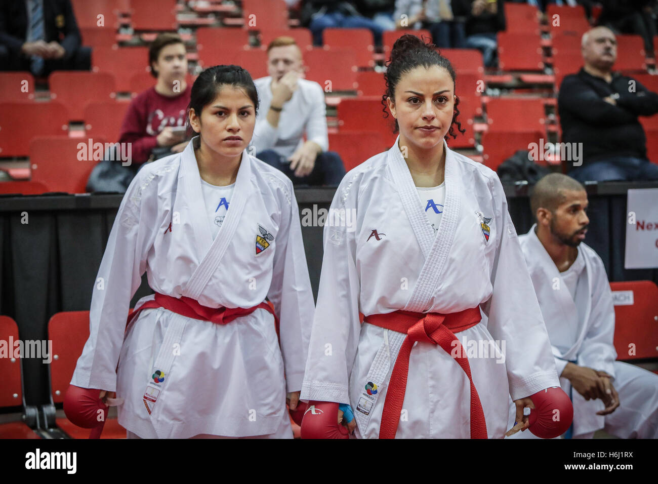 Linz, Austria. 28, October, 2016. Jacquelin Factos, Female Team Ecuador ...