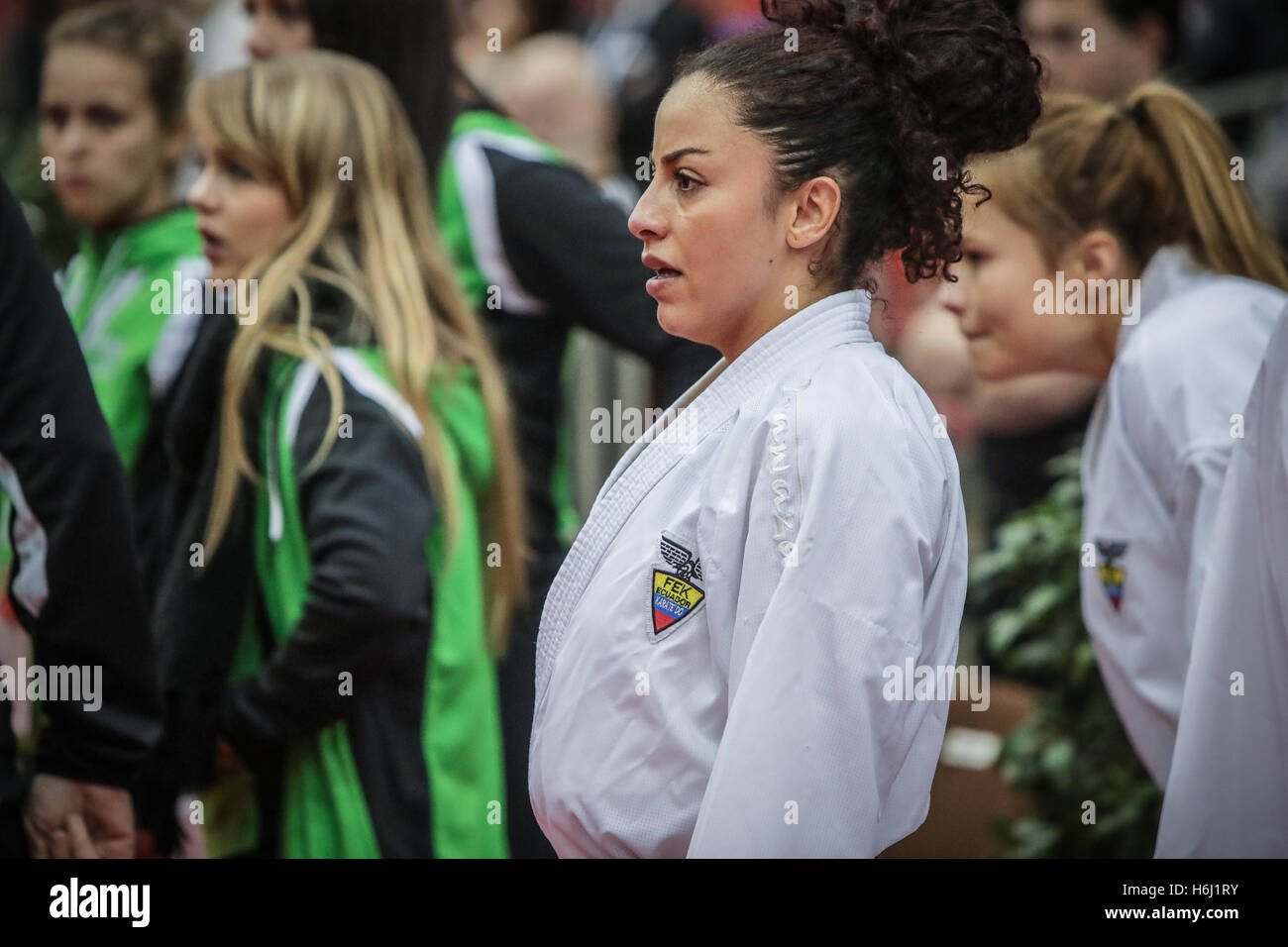 Linz, Austria. 28, October, 2016. Jacquelin Factos, Female Team Ecuador ...